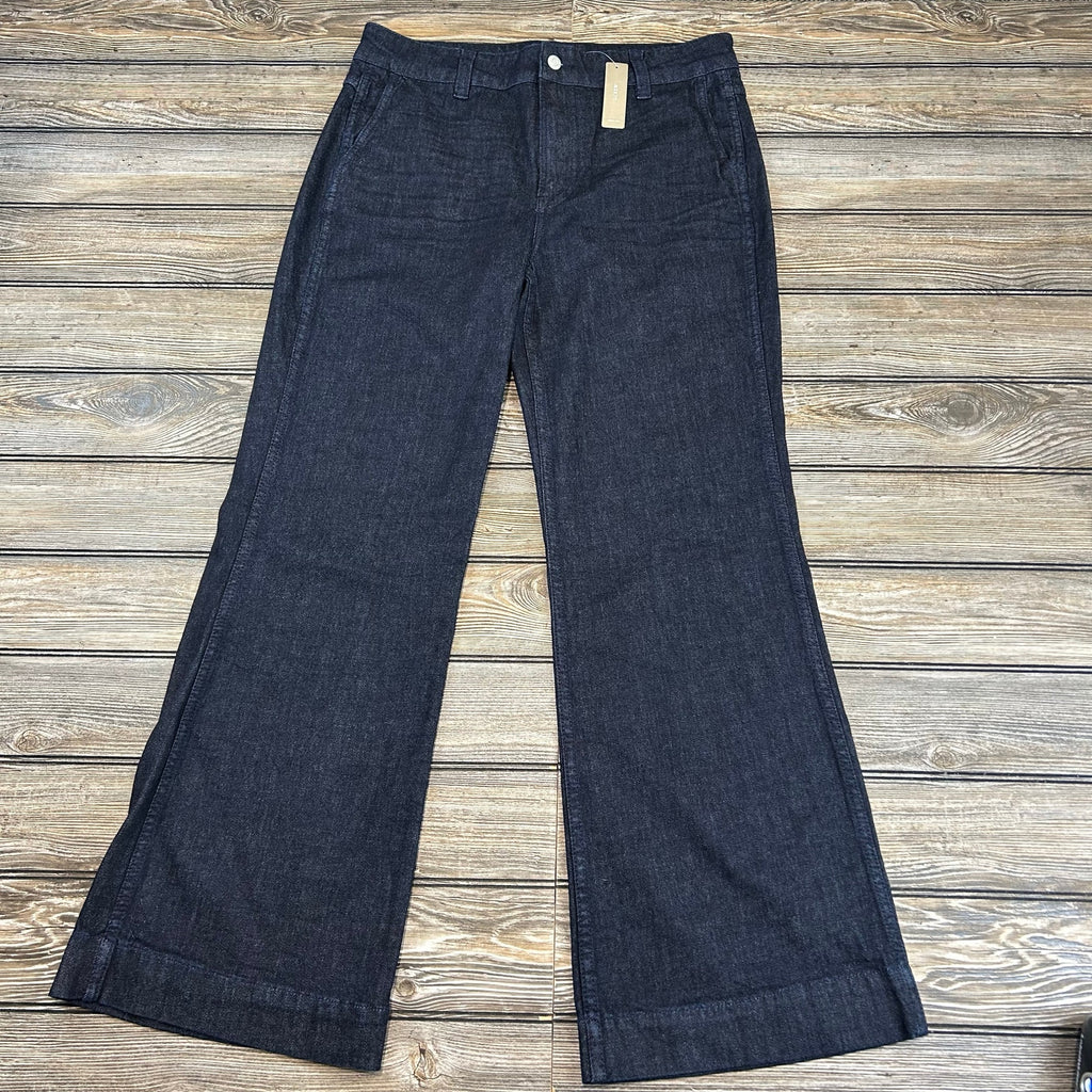 J Crew Wide Leg Trouser Jean Dark Wash – Cherry Pickers